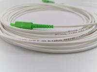 China LSZH FTTH G657A2 Single Mode Drop Cable SC APC To SC APC for sale