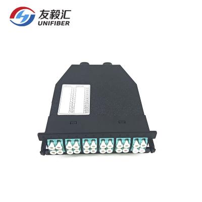 China 2x12F MPO To LC Duplex LC OM3 MPO MTP Cassette Module for sale