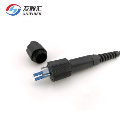 China CPRI PDLC To LC Duplex G657A1 7.0mm Fiber Optic Patch Cable for sale