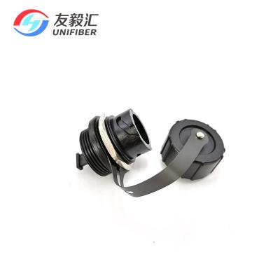 China FTTx Outdoor IP67 Waterproof ODVA MPO Bulkhead Adapter for sale