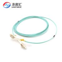 China OM3 Duplex LC To LC 2.0mm LSZH 3M Optical Patch Cable for sale