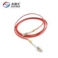 China OM1 62.5/125um Duplex LSZH Fiber Optic Patch Leads LC LC for sale
