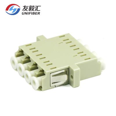 China CATV OM1/OM2 Multimode LC Quad Coupler With Flange for sale