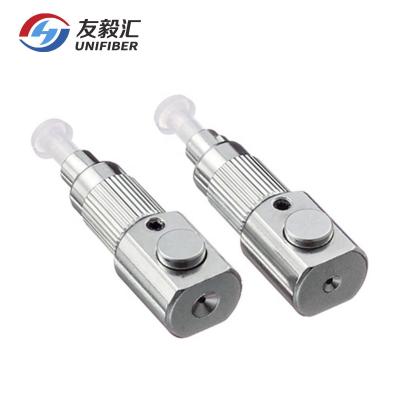 China Metal FC LC ST Connector 250um Optic Fiber Adapter for sale