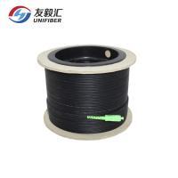 China FTTH SC/APC G657A1 LSZH 150m Drop Cable Fiber Pigtail for sale