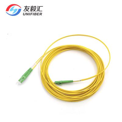 China LC APC To LC APC G657A1 2.0mm 15m Fiber Optical Patch Cord for sale
