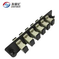 China CATV 1.5mm SPCC OM4 SC Fiber Adapter Panels 8 Port for sale
