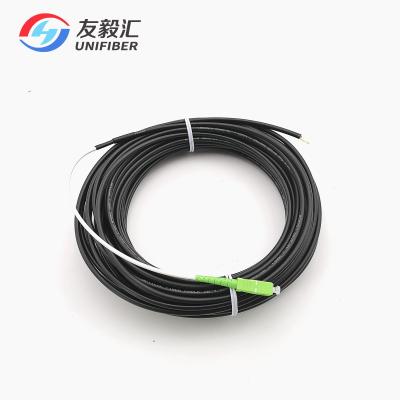China SC APC G657A2 4.6mm LSZH 80M FTTH Drop Cable For FTTH for sale