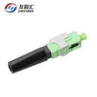 China FTTH Installation SC/APC Fiber Fast Connector for sale