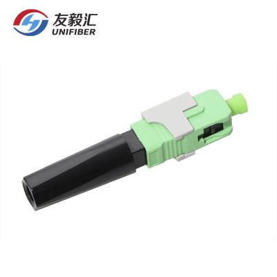 China FTTH Installation SC/APC Fiber Fast Connector for sale