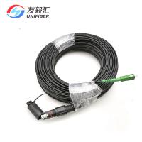 China IP67 Optitap 50M G657A2 SC APC Pre Connectorized Drop Cable for sale