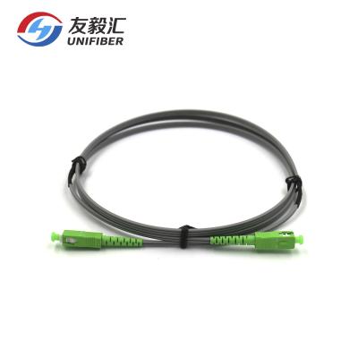 China G657A1 LSZH 3M FTTH Drop Cable Patch Cord SC/APC-SC/APC for sale