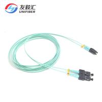 China 2.0mm 2M OM3 Multimode 50/125um SC To LC Duplex Patch Cord for sale