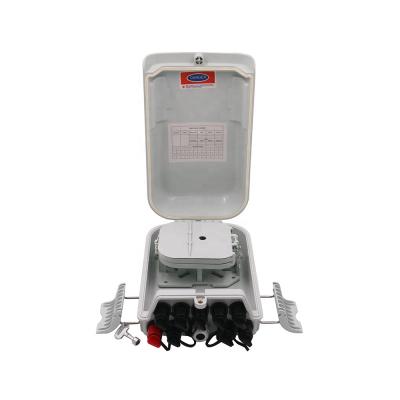 China IP65 9 Ports FTTH PLC Splitter Terminal Box With Sc Adapter for sale