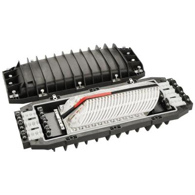 China 288core FTTH Horizontal PP GF Optical Fiber Enclosure for sale
