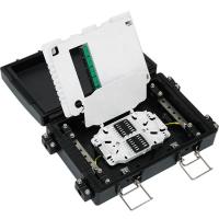 China FTTH 24 Core Aerial Hinged Fosc Fiber Optic Closure 2 In 2 Out for sale