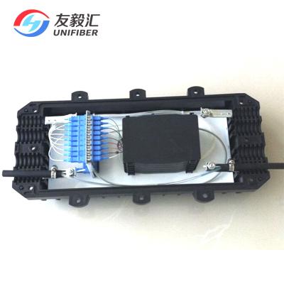 China FTTx 22mm 12f 1x32 Plc Splitter Fiber Enclosure 4 In 4 Out for sale