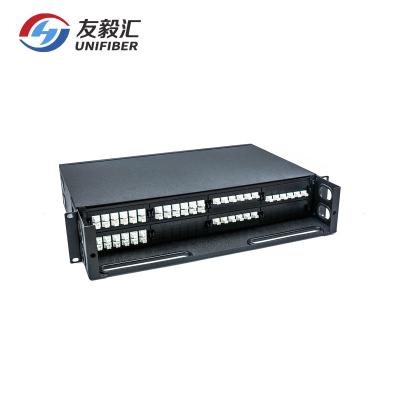 China 8x24 LC Duplex 2U 192core MPO To LC Fiber Patch Panel for sale