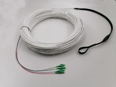 China FTTH 4core LC/APC Pre Terminated Drop Cable G657A2 for sale