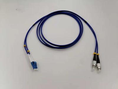 China 5m G657A1 LSZH Duplex Armored Patch Cable LC To FC for sale