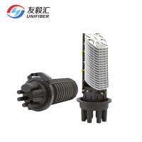China 288 Core Dome Fiber Enclosure Heat Shrinkable Oval Cable Ports for sale