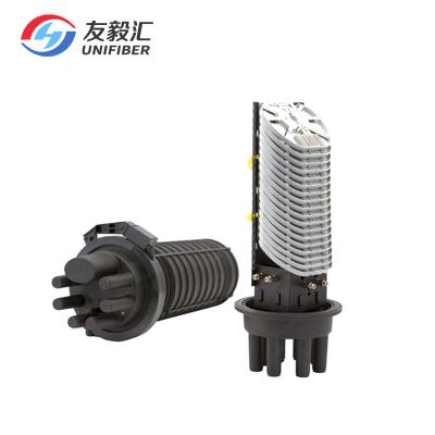 China 288 Core Dome Fiber Enclosure Heat Shrinkable Oval Cable Ports for sale