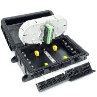 China 96 Core Aerial Inline Fiber Optic Enclosures Outdoor Flangeless for sale