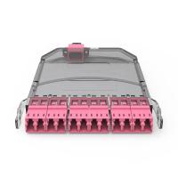 China ABS Injected 3x Quad Lc Patch Panel Multimode OM4 Fiber for sale