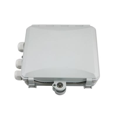 China FTTH Wall Mount Outdoor Fiber Termination Box ABS Material for sale