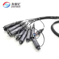 China MPO To LC/APC 24 Core Fiber Optic Cable Assemblies For FTTA for sale
