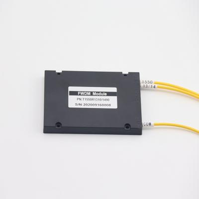 China ABS Box 3 Ports T1550 R1310 1490nm FWDM Module For CATV for sale