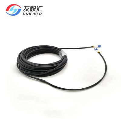 China FTTA CPRI Armored Patch Cable 5.0mm G657A1 Duplex LC UPC 20m LSZH for sale
