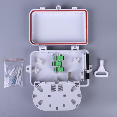 China FTTH 6 Core SC APC Fiber Termination Box CATV Network for sale