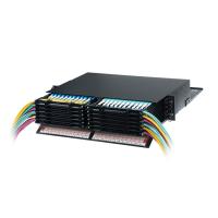 China 2U 288 Port MPO Fiber Optic Patch Panel With Layered Lockable Drawers for sale
