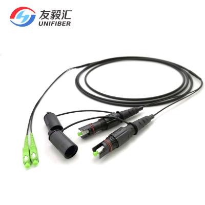 China Pre Connectorized Optitap SC APC Drop Cable Assemblies 2 Core for sale