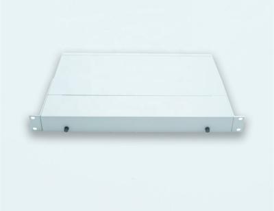 China 19in 1U 24 Ports SC Fiber Optic Patch Panel ODF With Dust Cover for sale