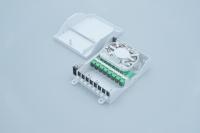 China FTTH 12mm Cable Fiber Optic Termination Box 1x8 PLC Splitter For CATV for sale