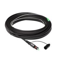 China FTTH SC APC Pre Connectorized Drop Cable  OptiTap Connector for sale