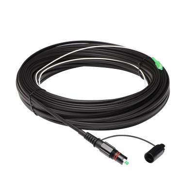 China FTTH SC APC Pre Connectorized Drop Cable  OptiTap Connector for sale