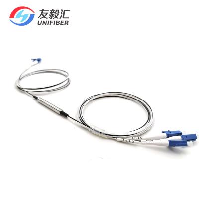 China R1310 R1610nm LC UPC FWDM Filter 1530-1565nm With 5% Tap Hybrid for sale