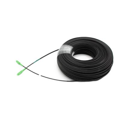 China LSZH G657A1 FTTH Drop Cable 150m Patch Cord G657A1 SC/APC To SC/APC for sale