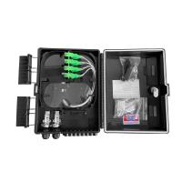 China 1x16 PLC SC APC Fiber Optic Termination Box 16C 2 Inlet 16 Outlet For Drop Cables for sale