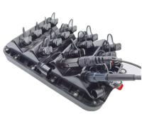 China FTTA 16 Ports MST Fiber Optic Terminal Enclosure With Optitap Drop Cable 50m for sale