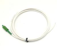 China FTTH G657A2 Drop Cable Pigtail SC APC Ivory LSZH Jacket 50 80m for sale