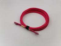 China OM4 Duplex Fiber Optic Patch Cord PVC LSZH 5M LC LC 50/125um for sale