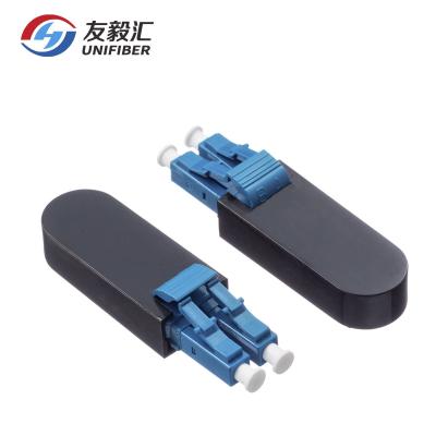 China Loopback Tester Optical Patch Cord Single Mode LC UPC Dia 0.9mm for sale