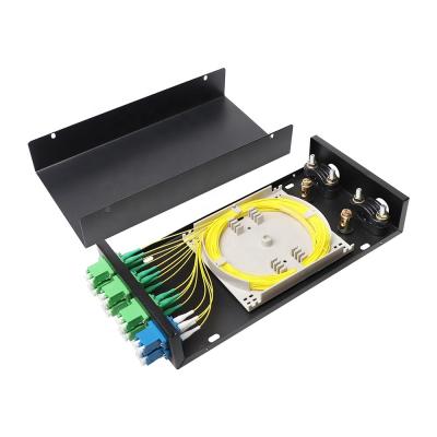 China LC SC Fiber Terminal Box 8 Ports Enclosure Cold Rolled Steel FTTH for sale