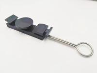 China CATV System FTTH Tension Clamp Polishing SS ABS For Drop Wire for sale