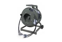 China Outdoor Military Armored Patch Cord Assembly 200-500m With Portable Reel for sale