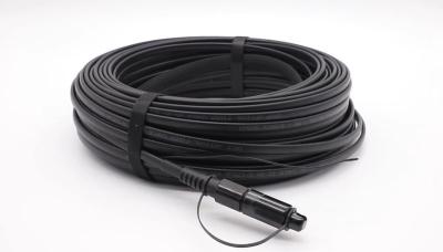 China SST Dielectric Flat Drop Cable 4.5x9.8mm G657A2 100ft Toneable for sale